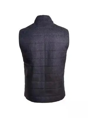 FIORE DI NAPOLI Quilted Zip-front Gilet