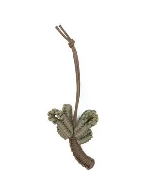 MARREA Palm Tree Knotted Bag Charm - Green