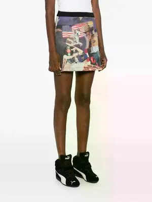 The Artistylist Graphic-print A-line Skirt