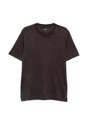 Zegna Short-sleeve T-shirt - Brown