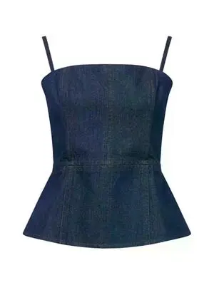 Rag & Bone Isabella Denim Top - Blue