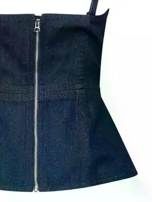 Rag & Bone Isabella Denim Top - Blue