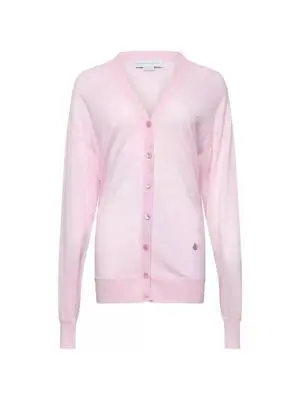 Stella McCartney Virgin Wool V-neck Cardigan - Pink