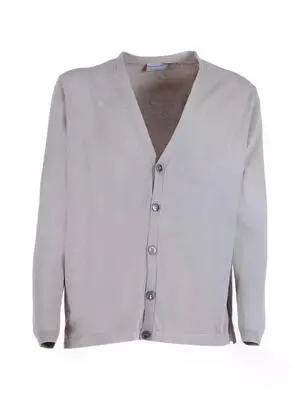 SETTEFILI CASHMERE Side-slit V-neck Cardigan