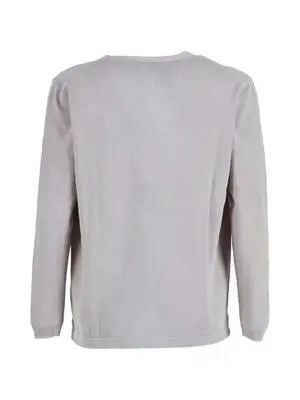 SETTEFILI CASHMERE Side-slit V-neck Cardigan