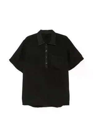 120% Lino Button Down Polos For Men