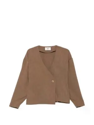 SOLOTRE Asymmetric Single-breasted Jacket