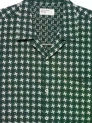 Universal Works Embroidered-detail Short-sleeve Shirt
