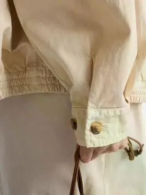 Prada Embroidered Garment-dyed Old Gabardine Blouson Jacket - Neutrals