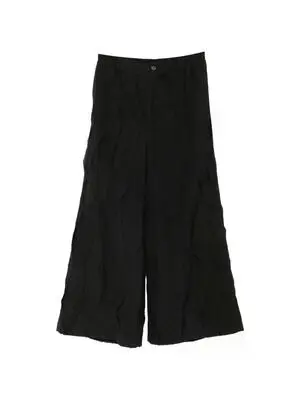 Songzio Black Wash Pants For Men
