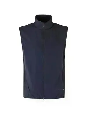SAVE THE DUCK High-neck Zip-up Gilet - Blue