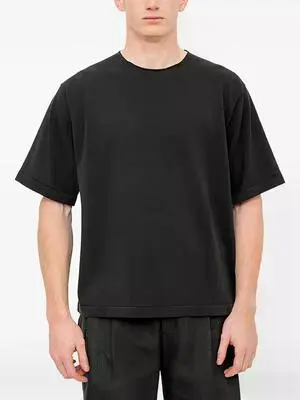 DEVOA Print Knit T-shirt - Black