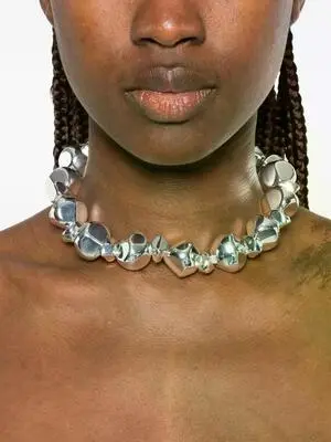 Federica Tosi Sculptural-link Necklace - Silver