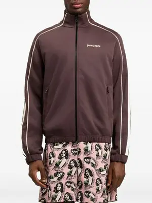 Palm Angels Logo Track Jacket - Brown