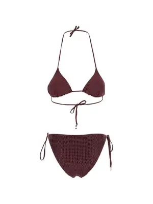 VENUJA Triangle Bikini Set - Red