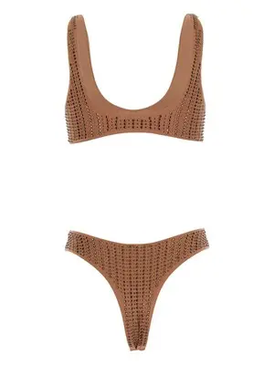 VENUJA Brassiere Bikini Set - Brown