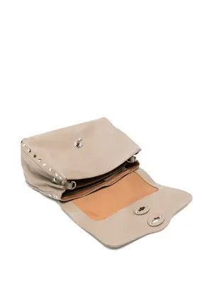 ZANELLATO Postina Daily Giorno Small Leather Handbag - Grey