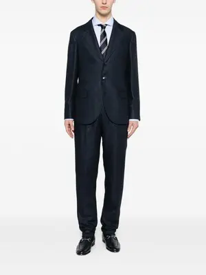 Brunello Cucinelli Silk Blend Suit - Blue
