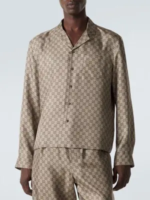 Gucci Bowling Shirt - Beige