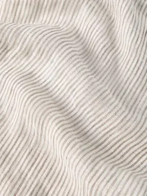 Brunello Cucinelli Linen Scarf - White