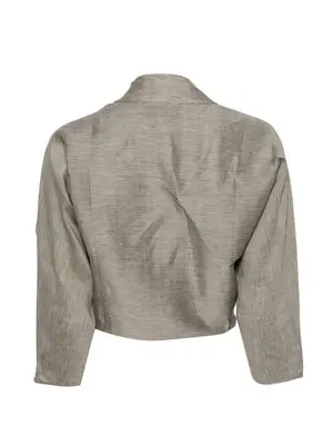 CORTANA Aria Linen Jacket - Grey