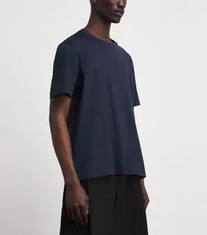 Brioni Cotton Short-sleeve T-shirt - Blue