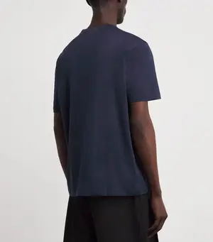 Brioni Cotton Short-sleeve T-shirt - Blue