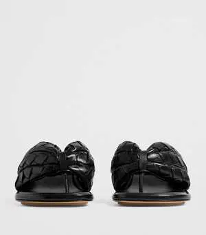 Bottega Veneta Leather Salsa Kitten Heel Sandals