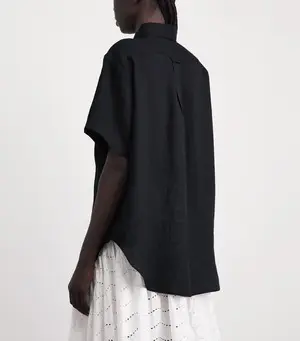 Polo Ralph Lauren Linen Oversized Shirt - Black