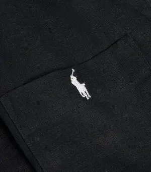 Polo Ralph Lauren Linen Oversized Shirt - Black