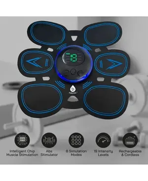 PURSONIC Rechargeable Abdominal Muscle Toner & Massager