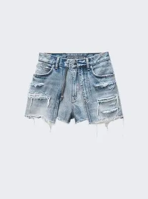 Women's Distressed Denim Shorts