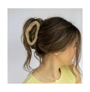 HEADBANDS OF HOPE Large Oval Threaded Claw Clip