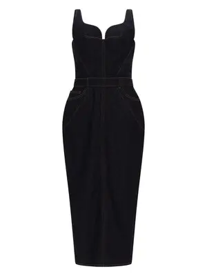 Givenchy Abito In Denim Grezzo