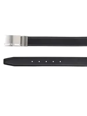 BOSS Leather Belt With Buckle