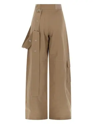 MSGM Straight Leg Cotton Pant