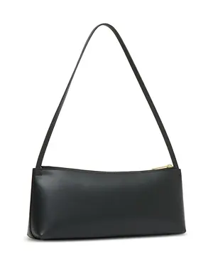 MANSUR GAVRIEL Gaia Leather Baguette Shoulder Bag - Black