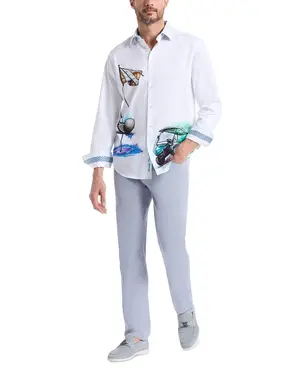 Robert Graham Genesis Golf Graphic Shirt