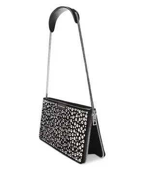 Alexander Wang Siren Embellished Leather Pouchette