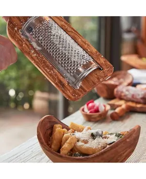 VERVE CULTURE Olivewood Flat Grater