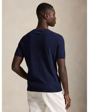 Polo Ralph Lauren Textured Knit Short Sleeve Sweater