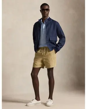 Polo Ralph Lauren Classic Fit 6" Linen Shorts