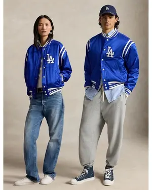 Polo Ralph Lauren Los Angeles Dodgers Varsity Jacket - Blue