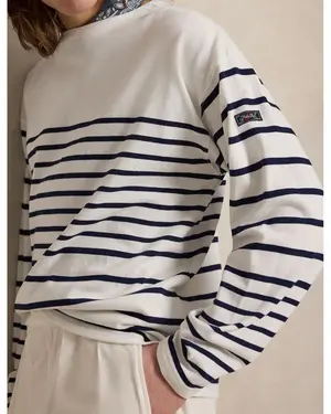 Polo Ralph Lauren Relaxed Fit Stripe Jersey Sweater