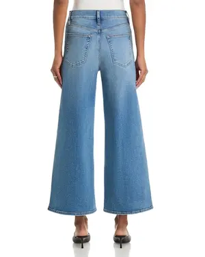 FRAME Le Pixie Slim Palazzo Jeans - Gossamer