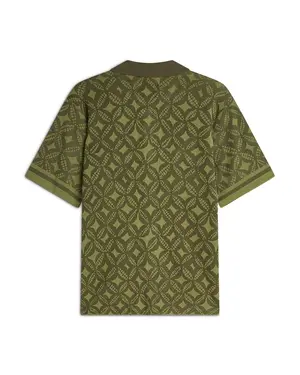 Scotch & Soda Jacquard Knit Patterned Shirt - Tiles Flow