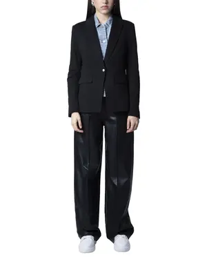 BLUE REVIVAL Helen Blazer - Black