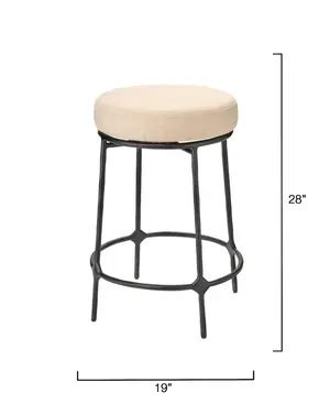 JAMIE YOUNG CO. Asteria Iron Counter Stool