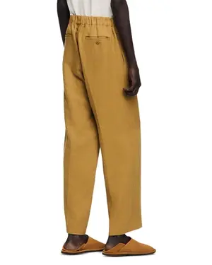 Sandro Alpha Wide Leg Elastic Trousers - Nut