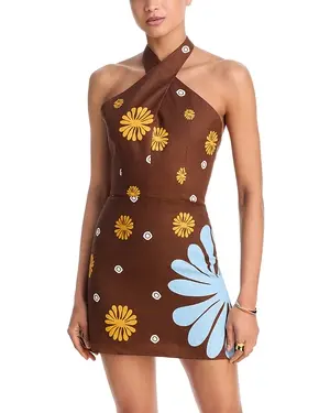 Cala De La Cruz Round Neck Dresses